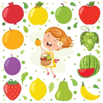 Boy Eating Apple Vector Art, Icons, and Graphics for Free Download