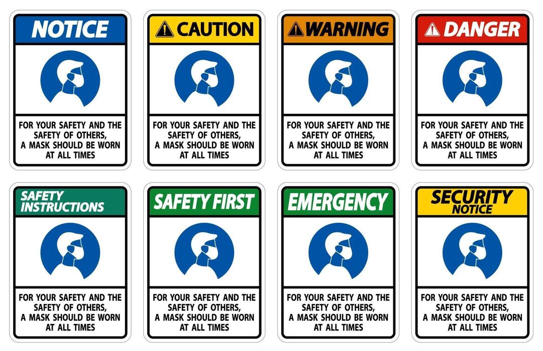 Page 2 | Safety Signs Vector Art, Icons, and Graphics for Free Download