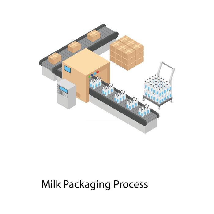 Milk Processing Vector Art, Icons, and Graphics for Free Download