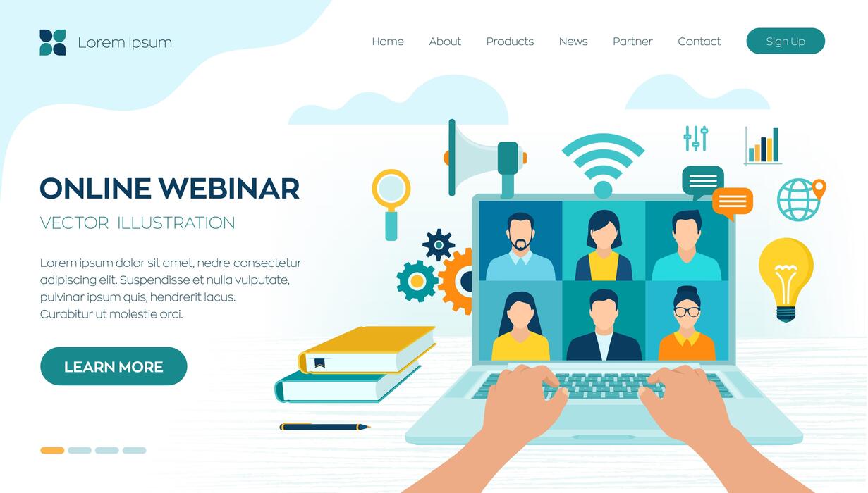 Webinar Vector Art, Icons, and Graphics for Free Download