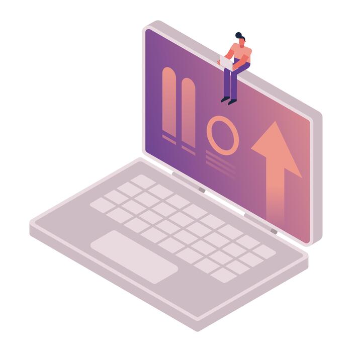 Man Using Laptop Vector Art, Icons, and Graphics for Free Download