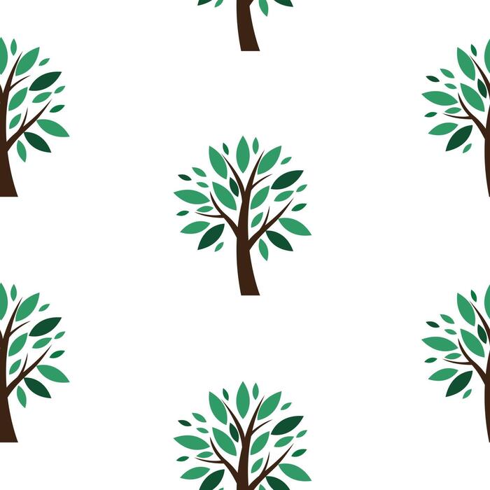 Seamless Tree Pattern Vector Art, Icons, and Graphics for Free Download