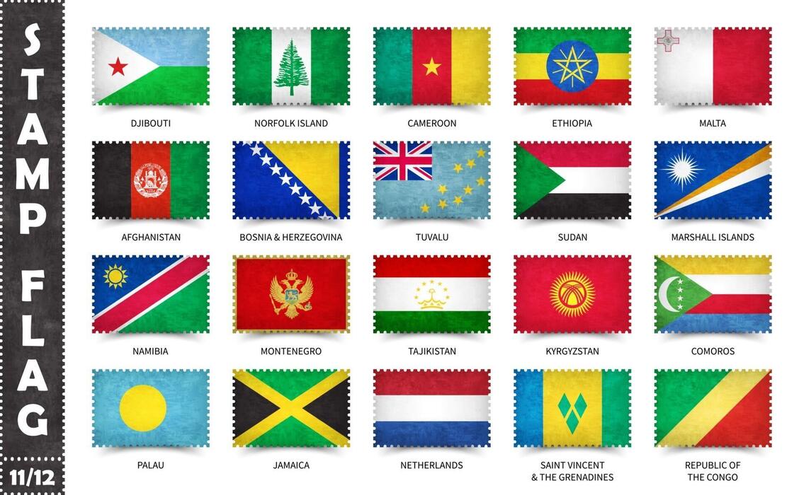 Individual Country Flags Of The World