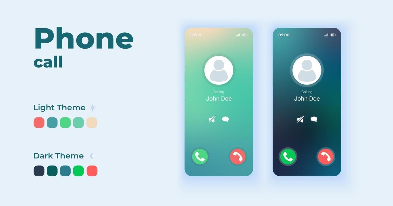 Phone Call Ui Vector Art, Icons, and Graphics for Free Download