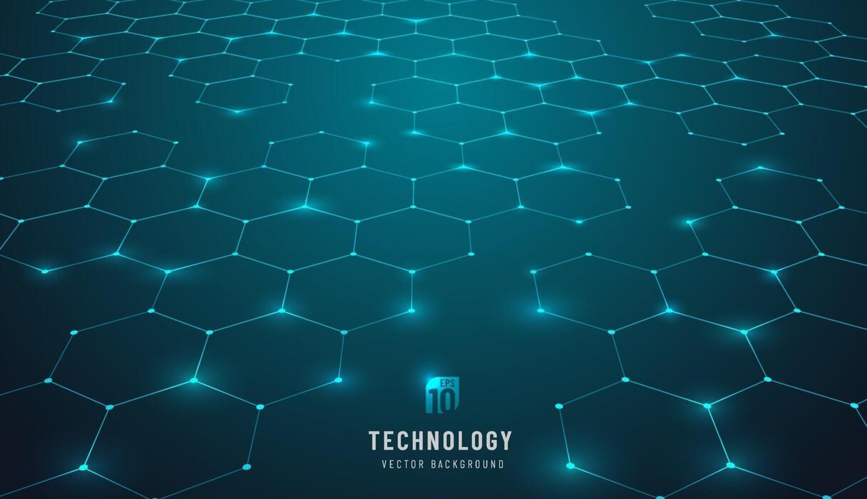 Abstract hexagon background , Technology polygonal concept 3482369 Vector Art at Vecteezy