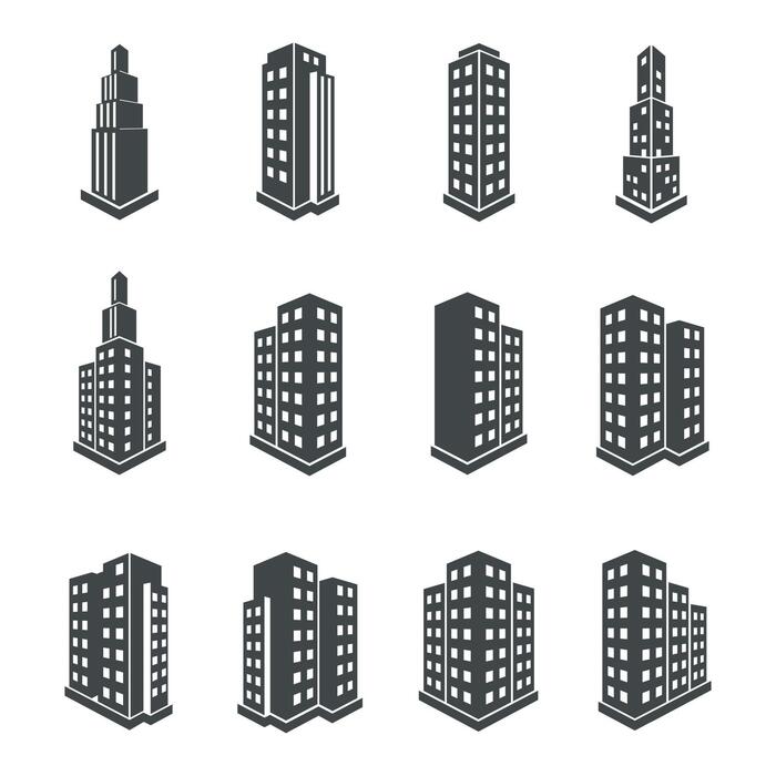 3d Buildings Vector Art, Icons, and Graphics for Free Download