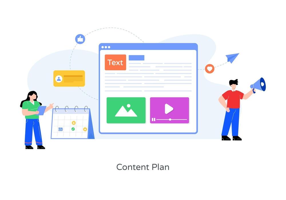 Content Plan Vector Art, Icons, and Graphics for Free Download