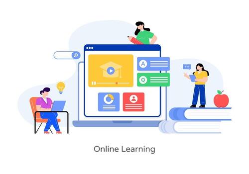 Educational Learning App 2902262 Vector Art at Vecteezy