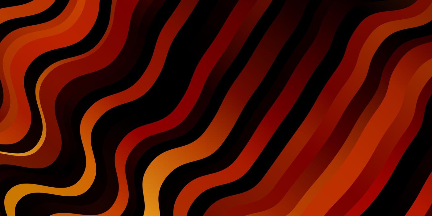 Dark Red Vector Background With Curves Abstract Illustration With Bandy Gradient Lines