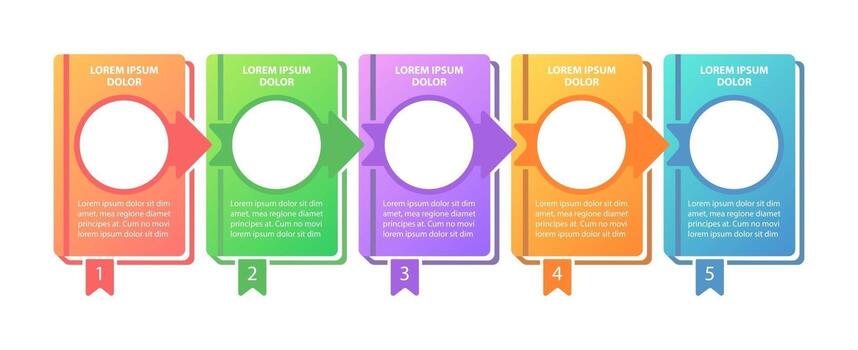 Problem-solving process vector infographic template. Researching ...