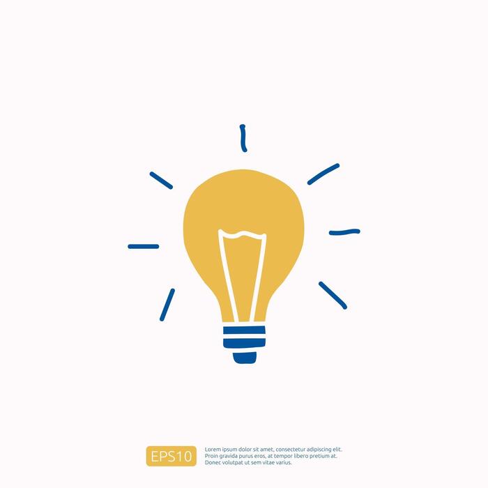 Good idea color icon. Light bulb. Eureka. Isolated vector illustration ...