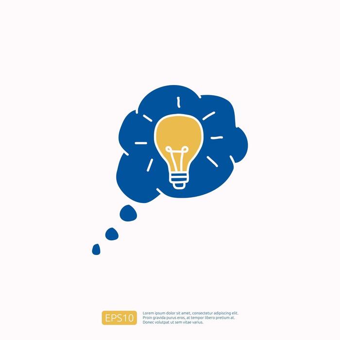 Good idea color icon. Light bulb. Eureka. Isolated vector illustration ...