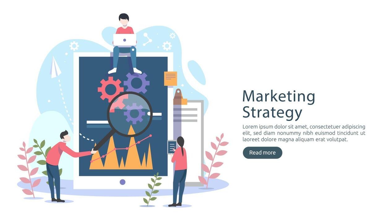 Social Media Marketing Strategy Vector Art, Icons, and Graphics for ...