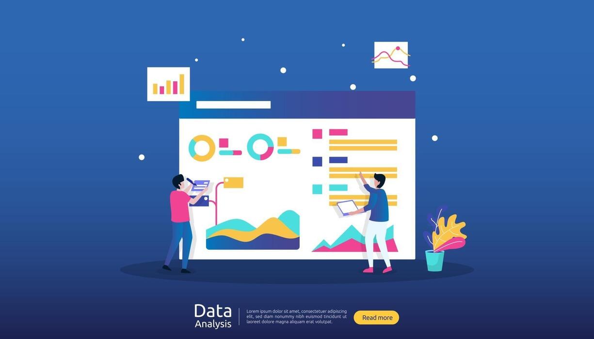 Data Analysis Banner Vector Art Icons And Graphics For Free Download