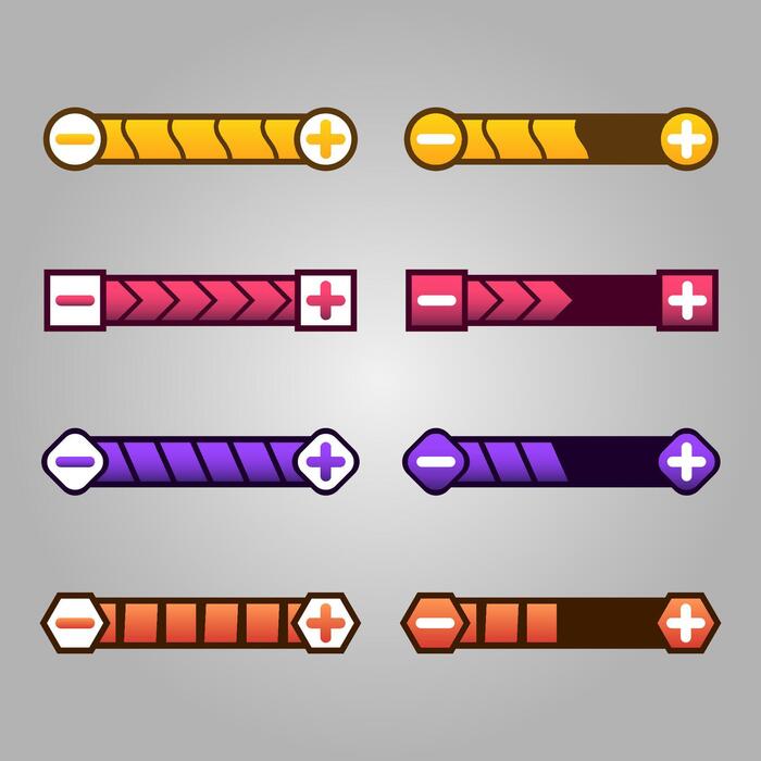 Health Bar Vector Art, Icons, and Graphics for Free Download