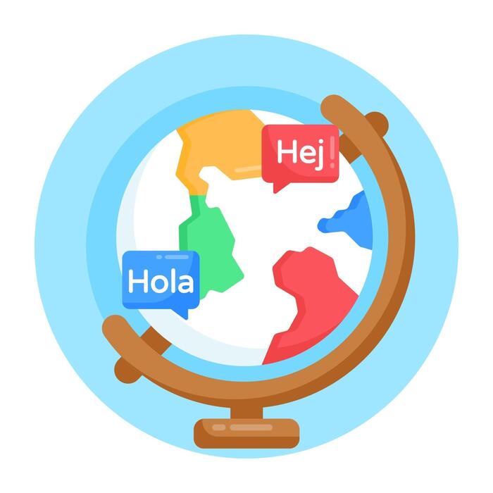 Language Learning App 2902612 Vector Art at Vecteezy