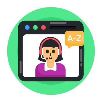 Language Learning app 3266000 Vector Art at Vecteezy