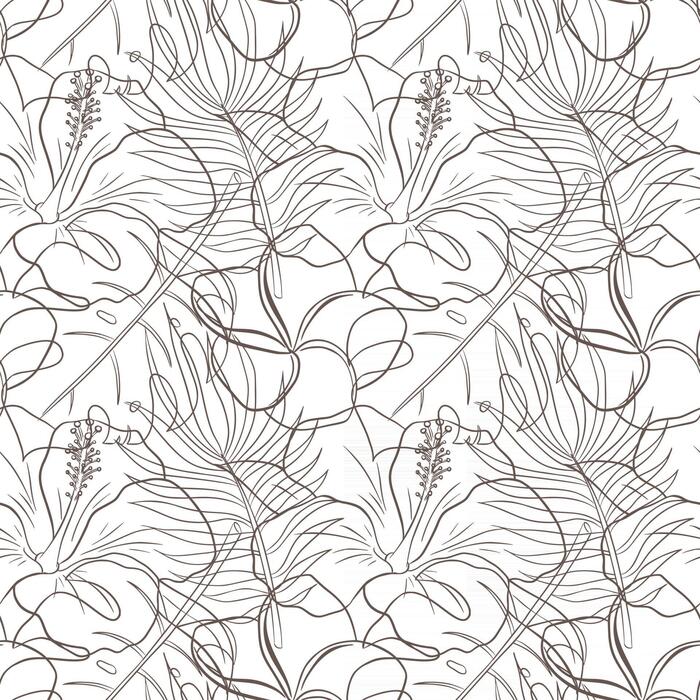 Floral Line Pattern Vector Art, Icons, and Graphics for Free Download