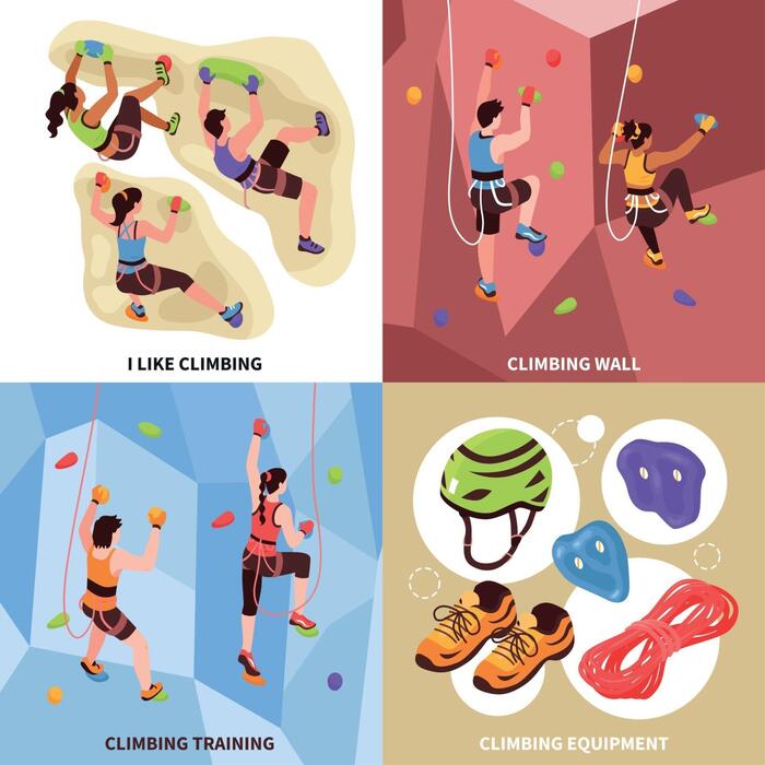 Climbing Vector Art, Icons, and Graphics for Free Download