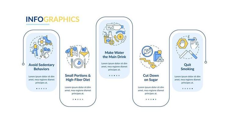 Recyclable garbage vector infographic template. Accepted waste types ... Recyclable garbage vector infographic template. Accepted waste types ...