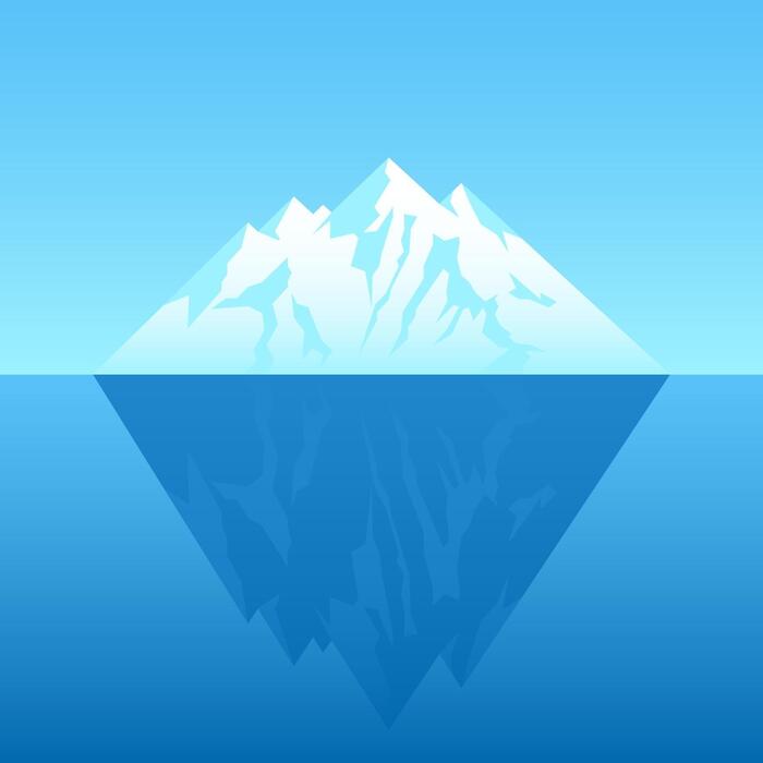 Iceberg Vector Art, Icons, and Graphics for Free Download