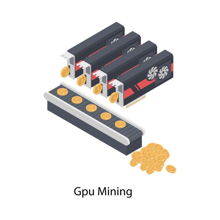 Gpu Mining Vector Art, Icons, and Graphics for Free Download