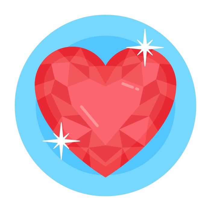 Ruby Heart Vector Art, Icons, and Graphics for Free Download