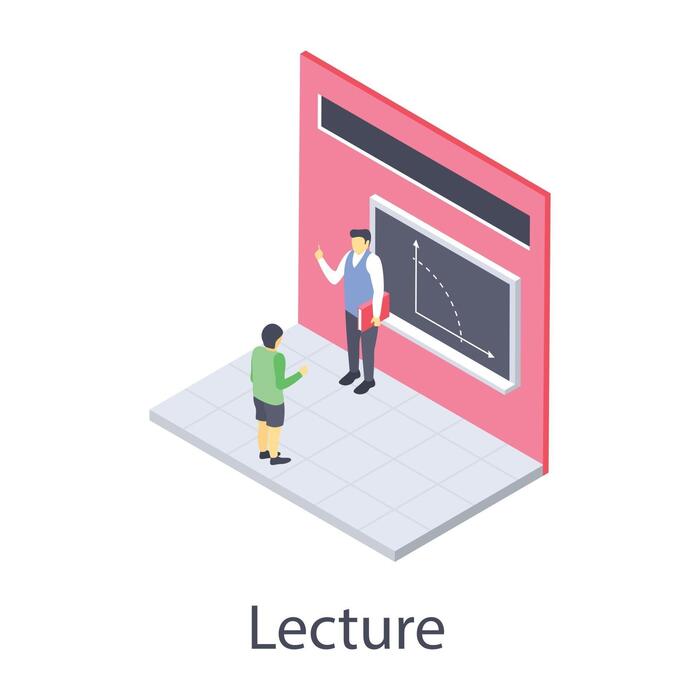 Lecture Vector Art, Icons, and Graphics for Free Download