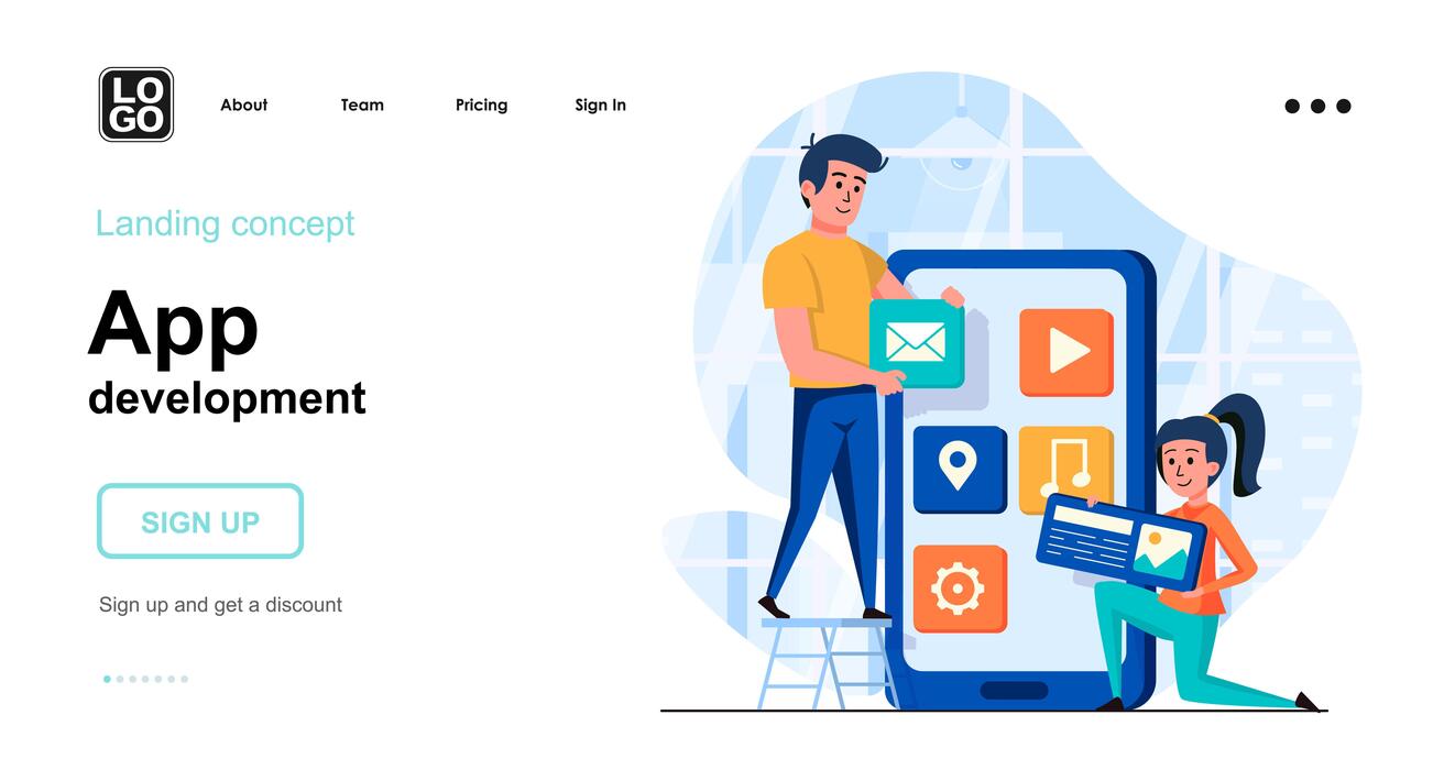 App Development Vector Art, Icons, and Graphics for Free Download