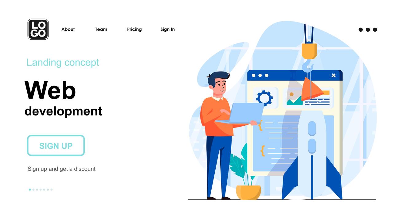 Website builder isometric vector illustration. Web design and ...