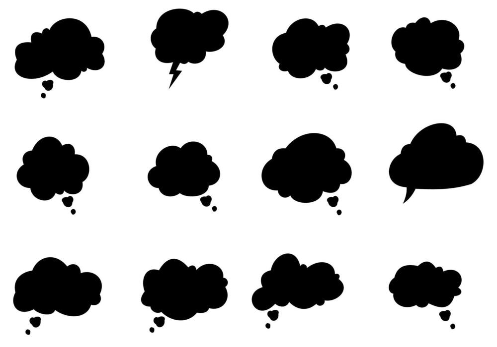 Thought Bubble Vector Art, Icons, and Graphics for Free Download