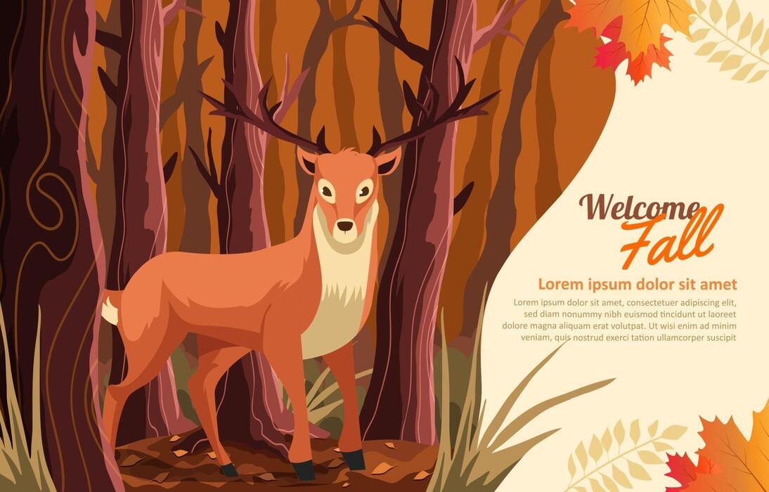 Deer Vector Art, Icons, and Graphics for Free Download