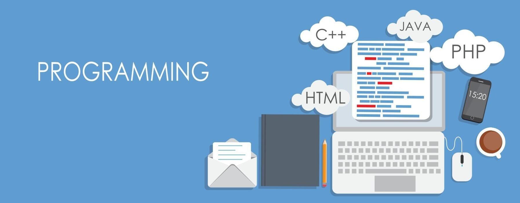 Programming Coding Flat Concept Vector Illustration 4798499 Vector Art At Vecteezy