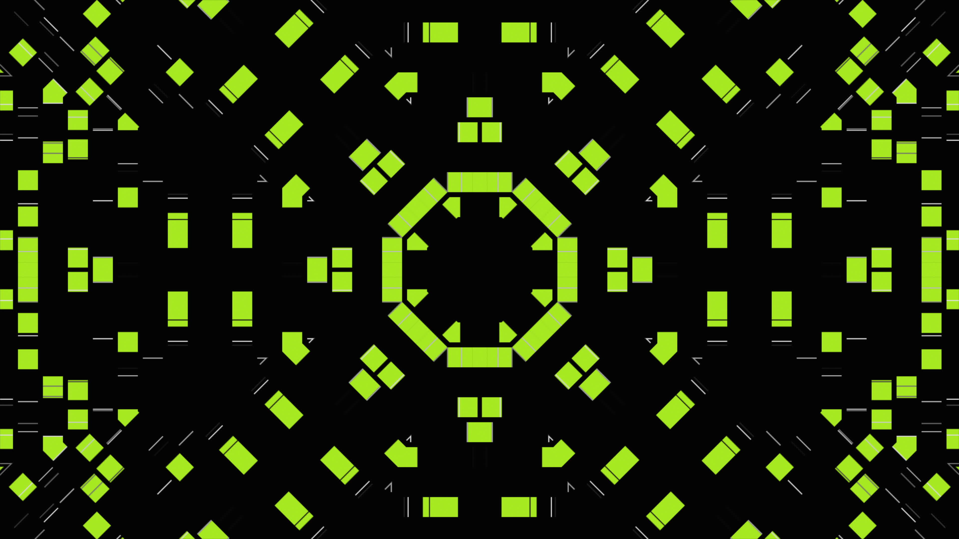 Symmetrical Patternsvj Fractal Kaleidoscope Seamless Loop Animation