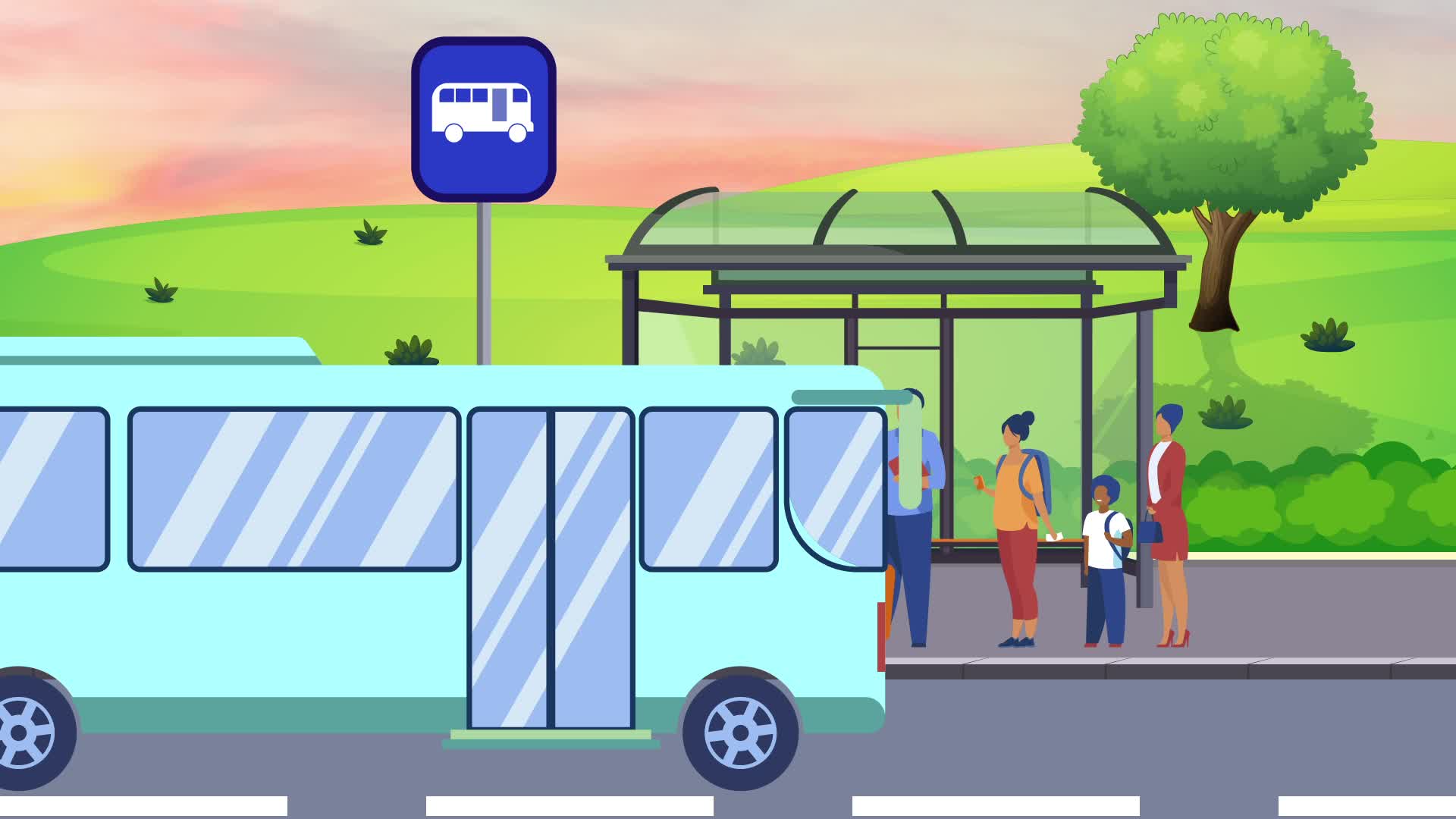 Passengers Out Of City Are Waiting For Bus 3146034 Stock Video At Vecteezy passengers-out-of-city-are-waiting-for-bus-3146034-stock-video-at-vecteezy