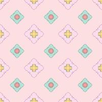 colorful vector repeat pattern, Hand drawn pattern or background ...