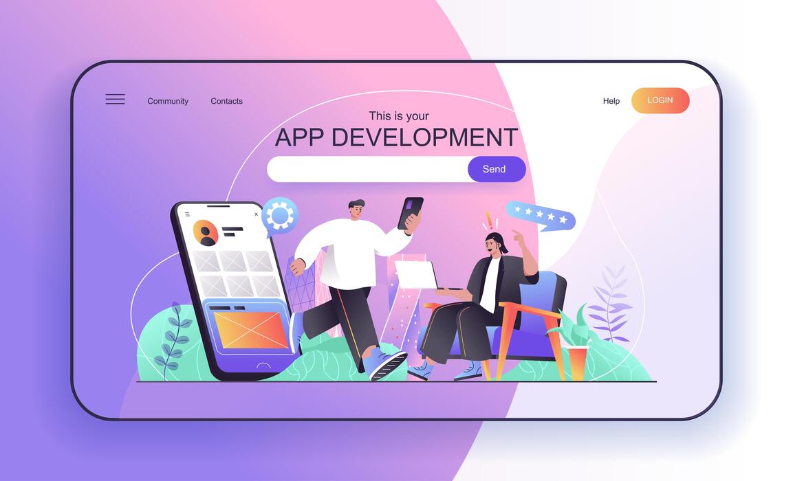 Ios App Development Vector Art, Icons, and Graphics for Free Download
