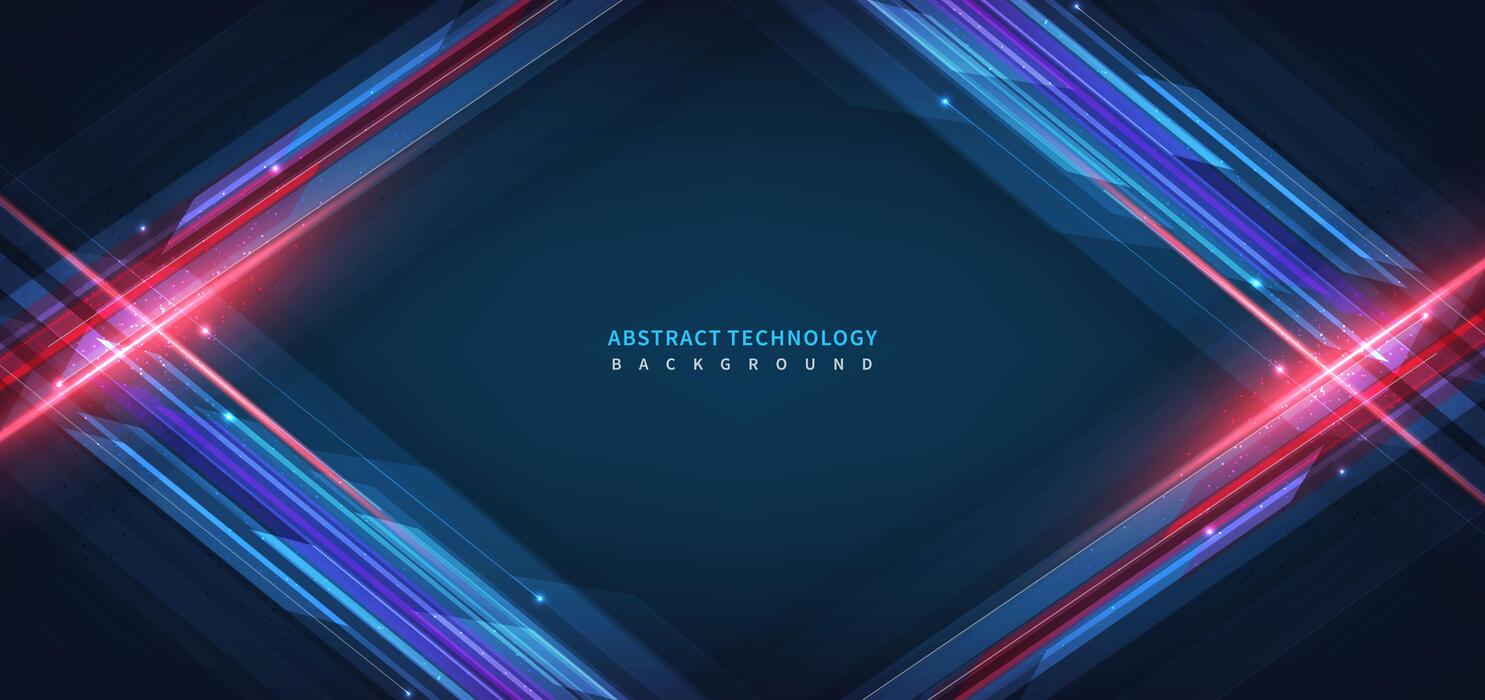 Abstract Technology Geometric Vector Art, Icons, and Graphics for Free ...