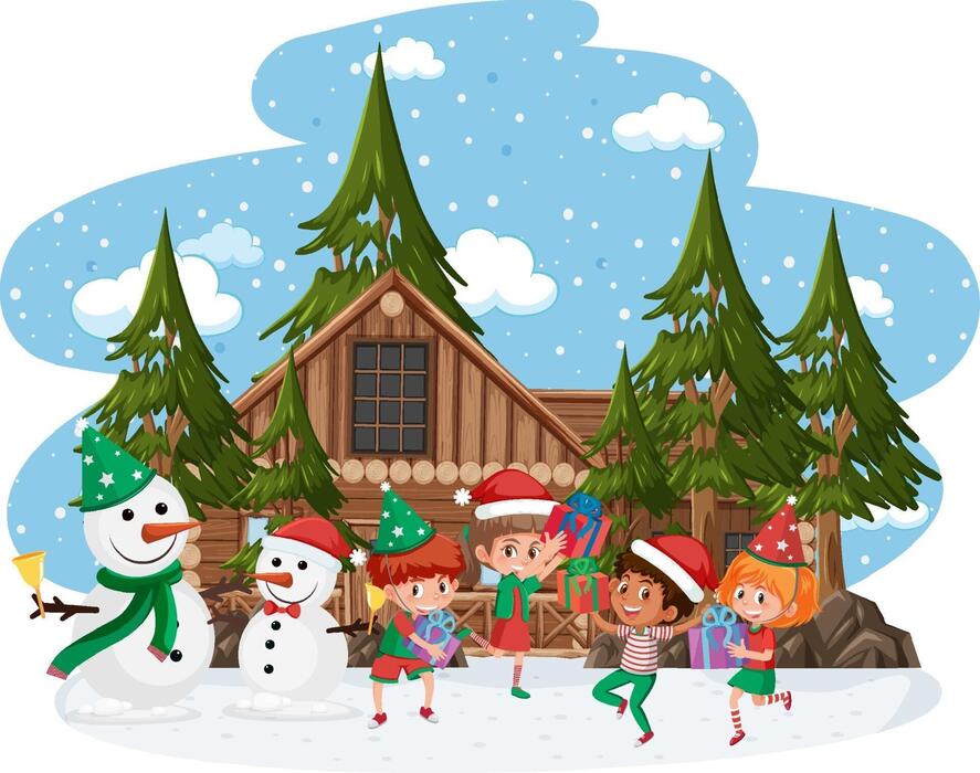 Christmas Kids Vector Art, Icons, and Graphics for Free Download