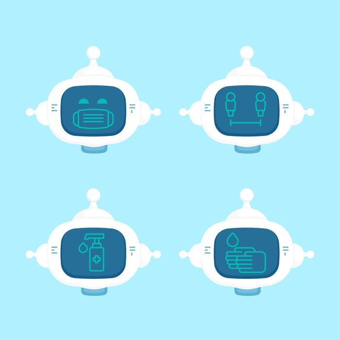 Robot Face Vector Art, Icons, and Graphics for Free Download