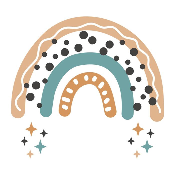 Boho Rainbow Vector Art, Icons, and Graphics for Free Download