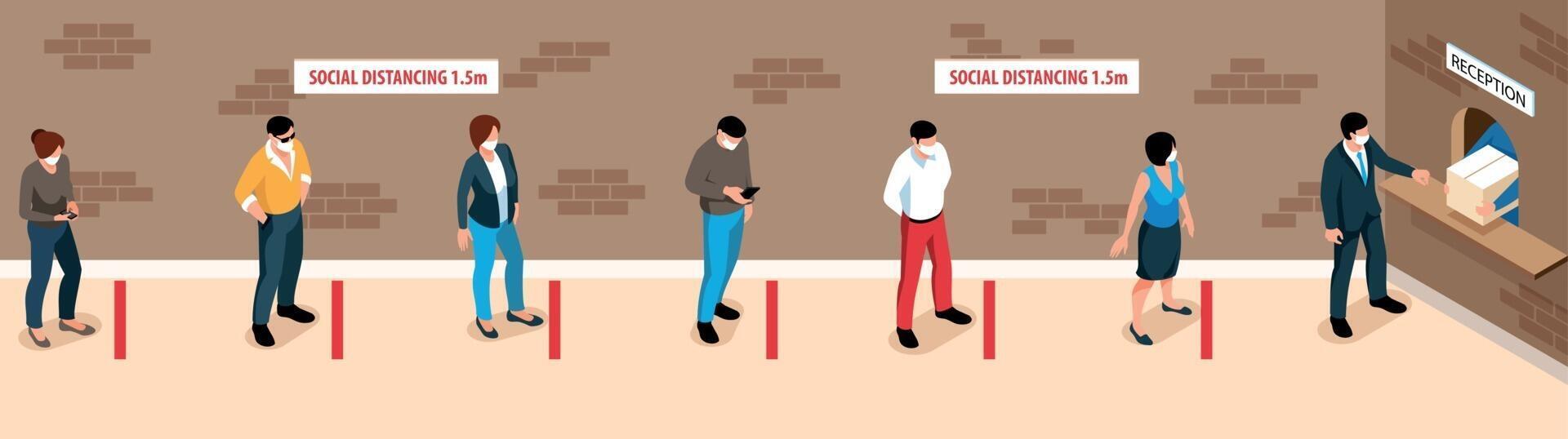 Long Queue Vector Art, Icons, and Graphics for Free Download