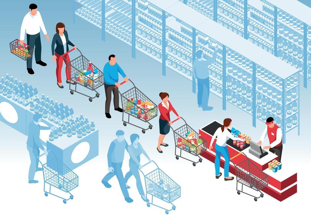 Shopping Aisle Vector Art, Icons, and Graphics for Free Download