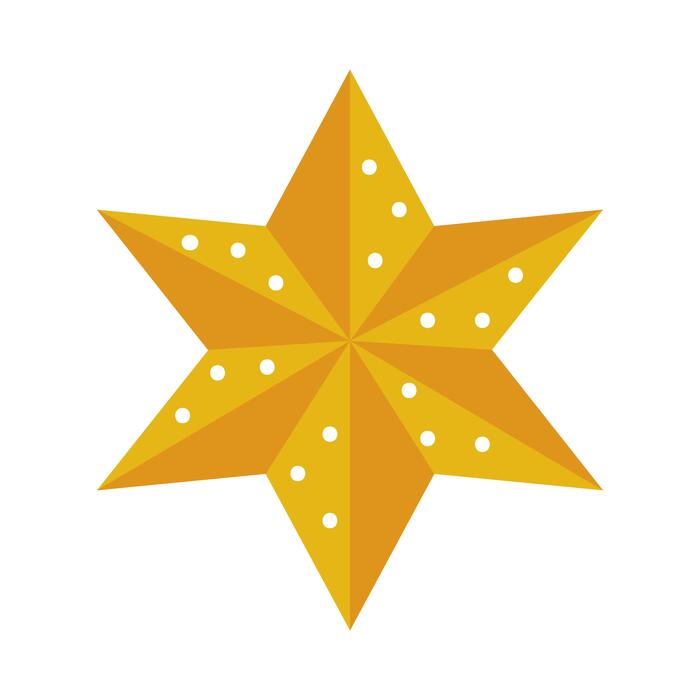 star decoration christmas isolated icon 4310132 Vector Art at Vecteezy
