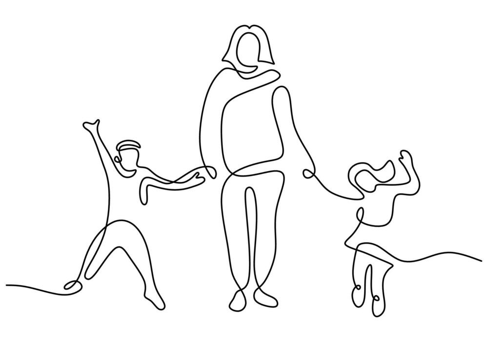 Page 2 | Children Line Drawing Vector Art, Icons, and Graphics for Free ...