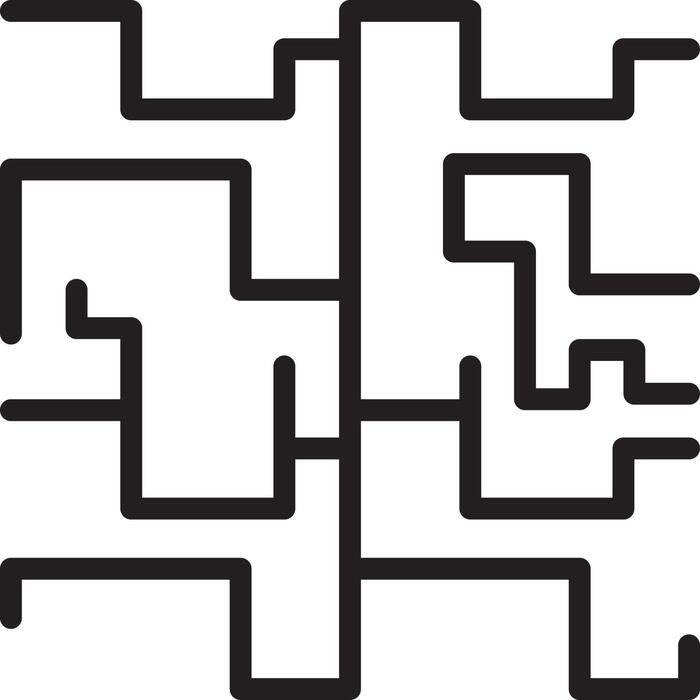 Maze Outline Vector Art, Icons, and Graphics for Free Download