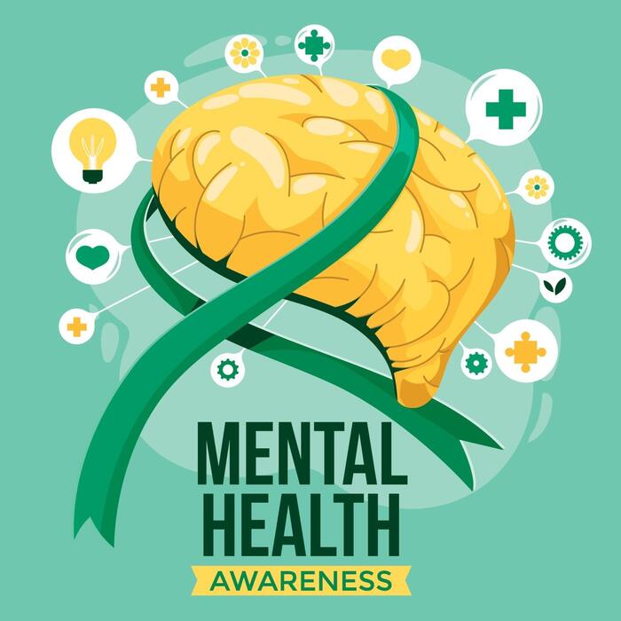 Mental Health Awareness Vector Art, Icons, and Graphics for Free Download