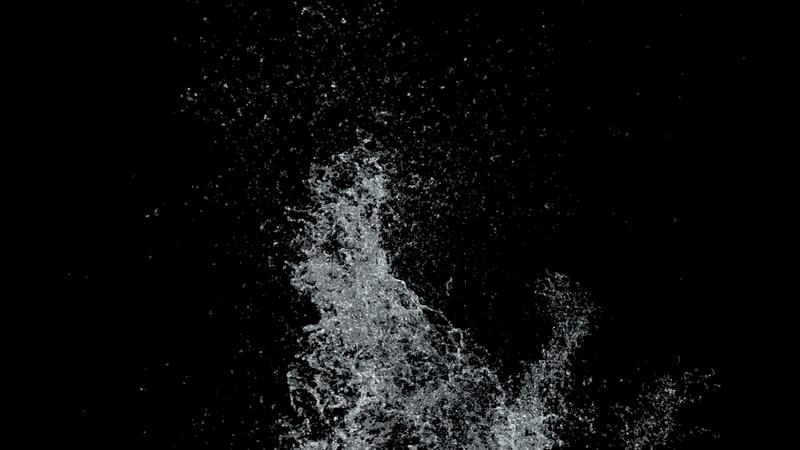 Water Splash Overlay Stock Video Footage for Free Download