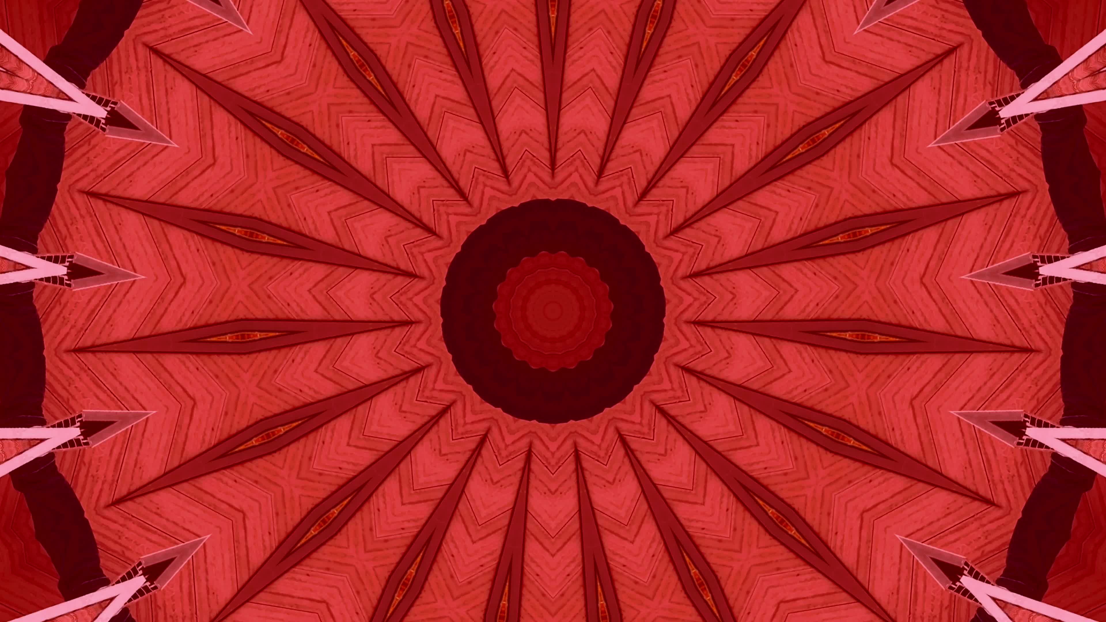 Red abstract pattern background. 4K geometric energy fractal texture ...