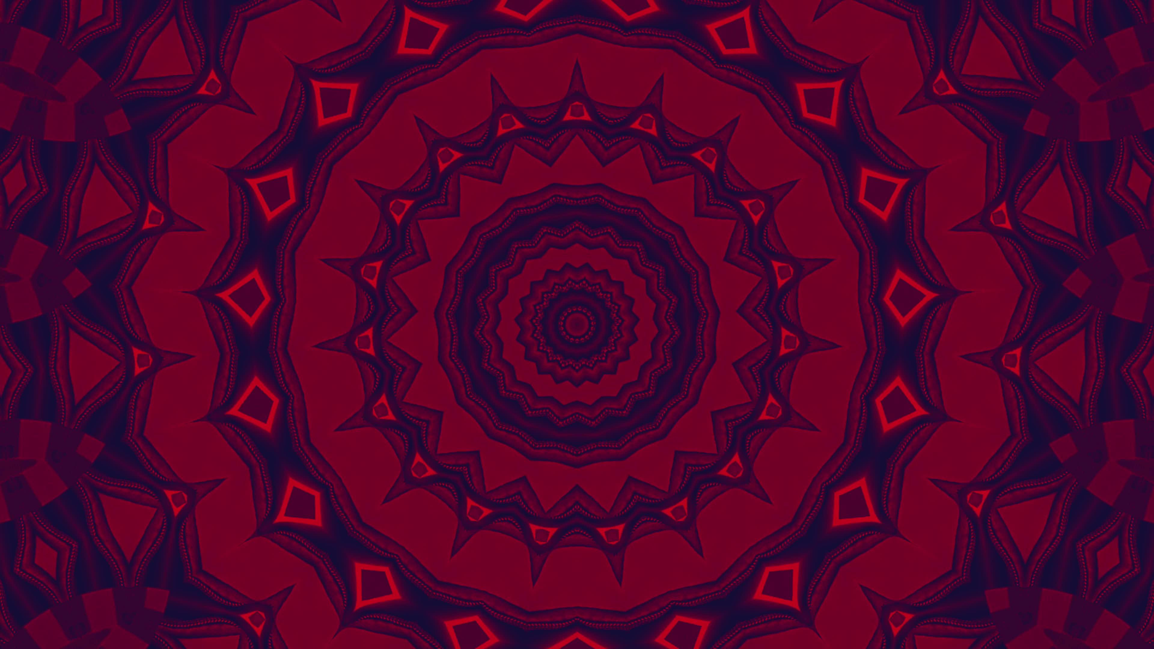 Red abstract pattern background. 4K geometric energy fractal texture ...